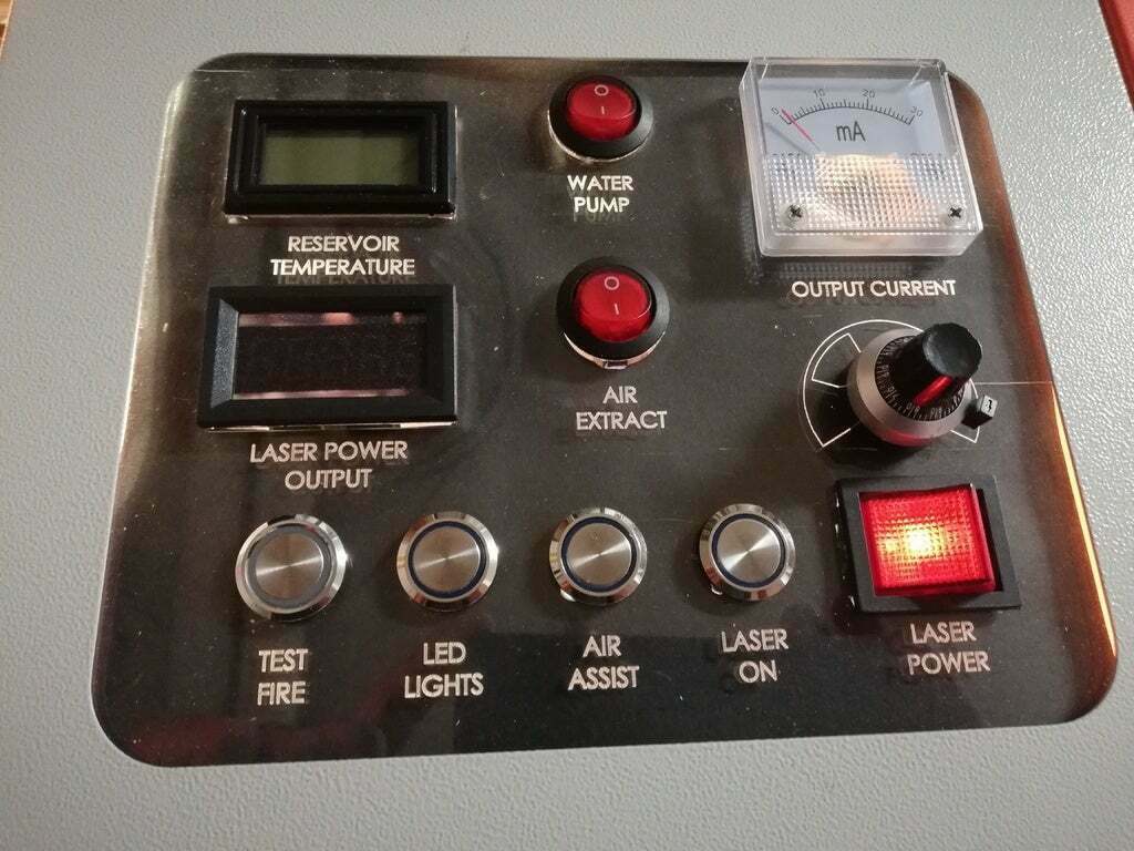 Free SVG file K40 laser panel・3D print design to download・Cults